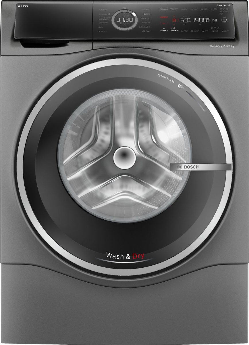 Bosch washer dryer black store